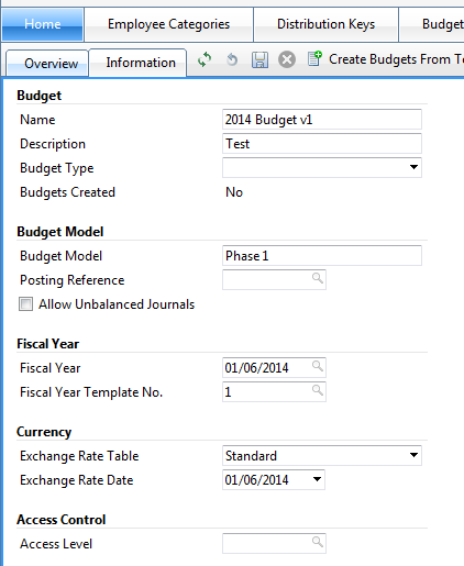 Create the Template and Set Up Basic Information