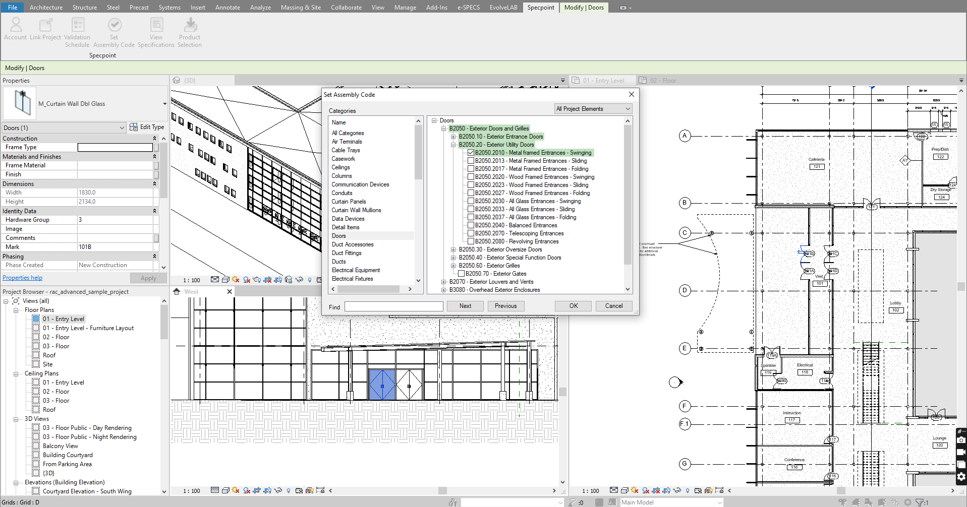 Set Assembly Code Dialog Box